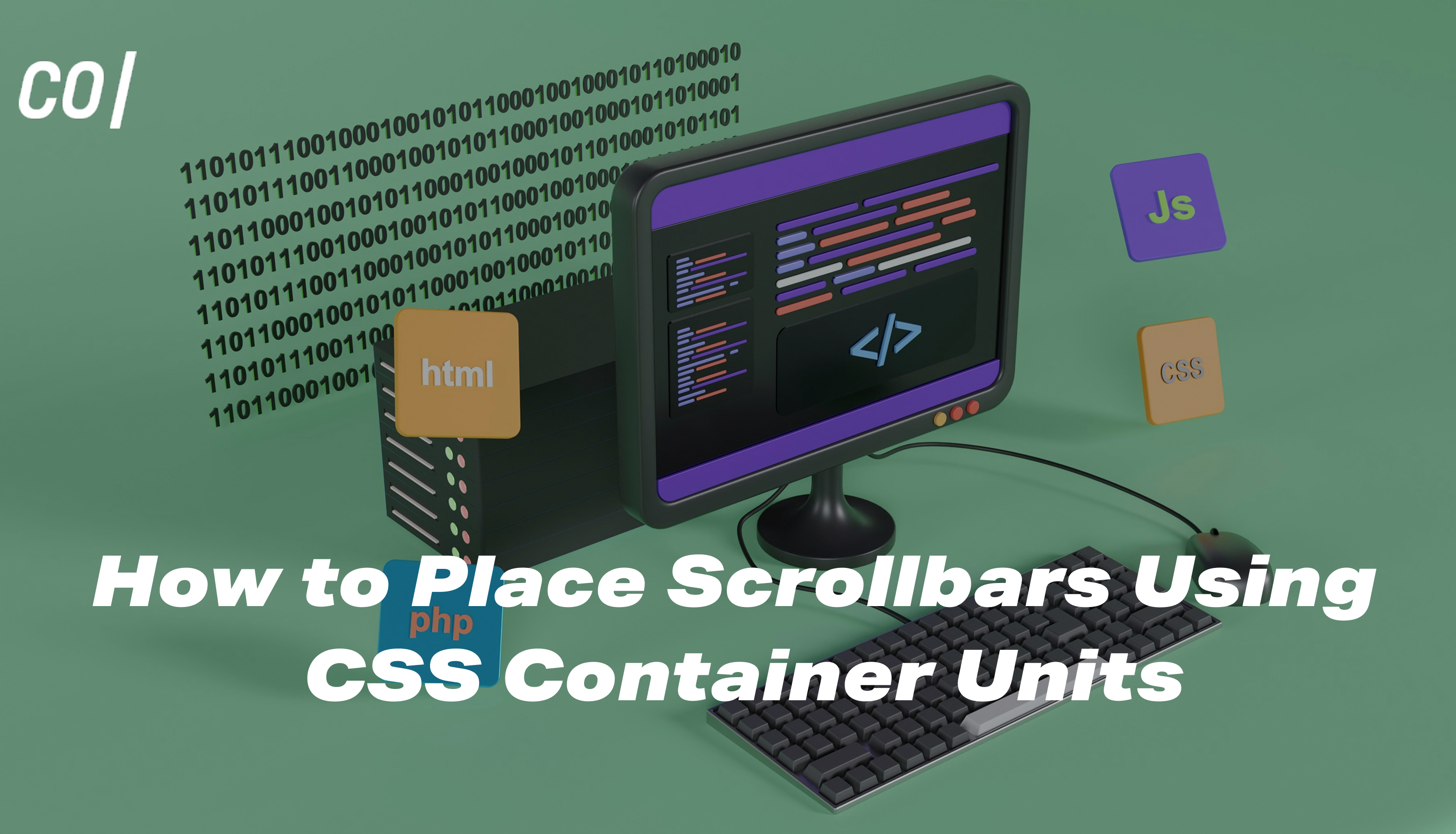 How to place scrollbars outside an element using CSS container units ...